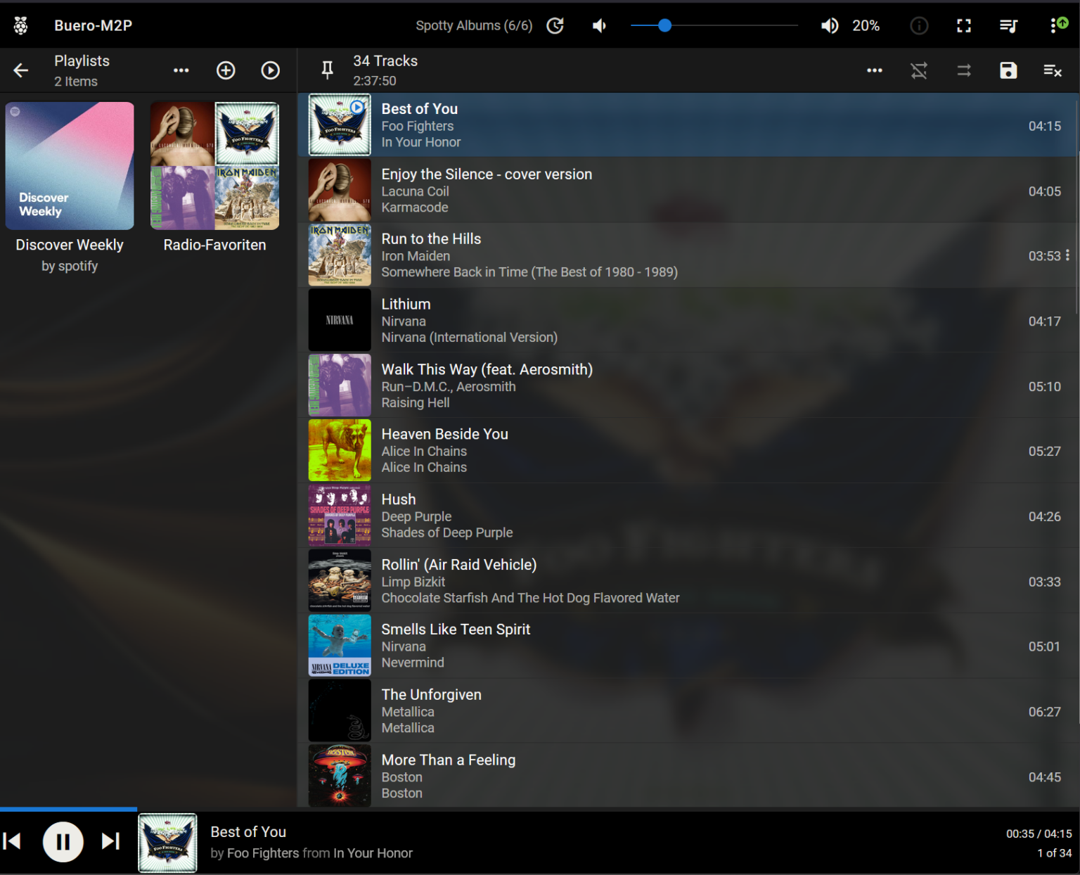 Lyrion Music Server – www.dev-metal.ch